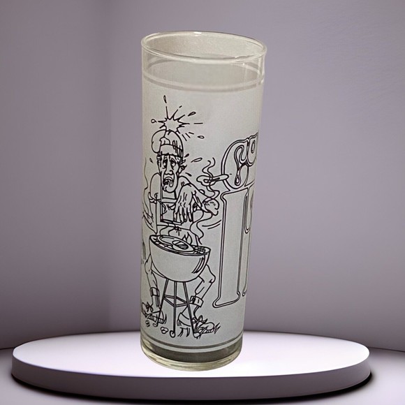superior | Other | Vintage Frosted Drinking Glass Superior Collection ...